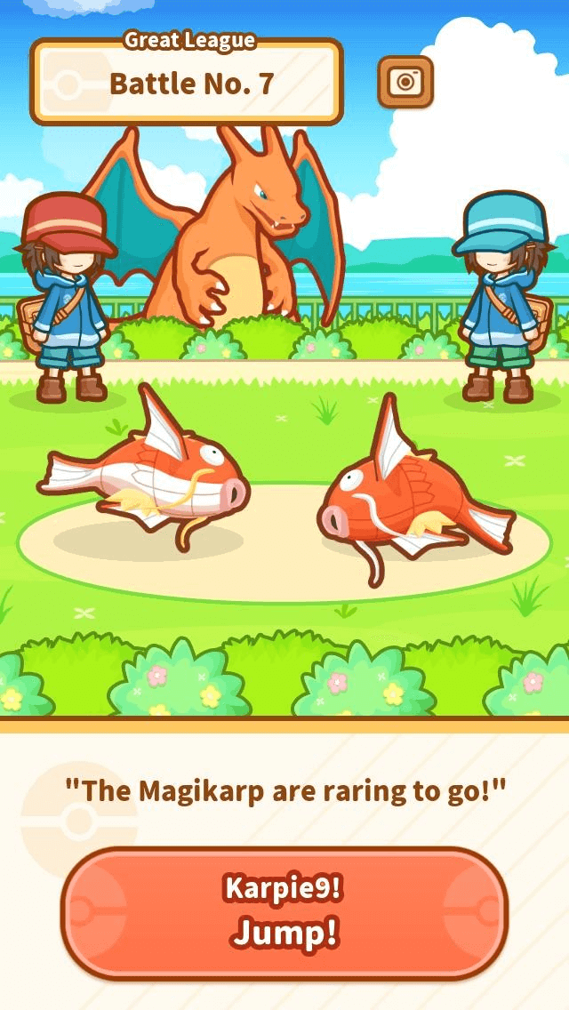 What does Charizard do in Magikarp Jump? - Pokewolf
