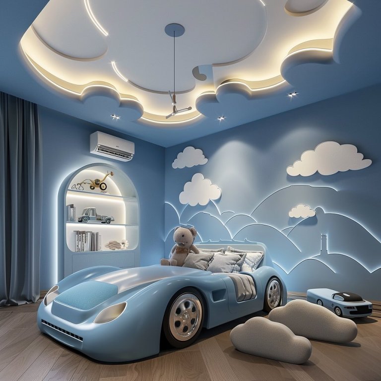 18 Trendy Car-Themed Bedroom Ideas To Make Your Room Feel Like a Fun ...